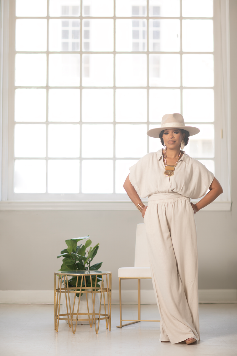 Classy Linen Set- Beige – Ora's Closet Boutique